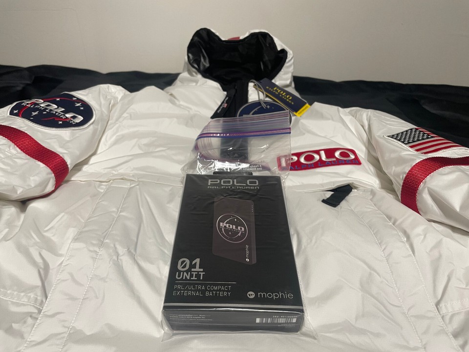 NEW RARE POLO RALPH LAUREN "POLO 11" NASA HEATED JACKET SZ SMALL MEDIUM ...