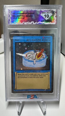 2021 Cannabeast Gaming TCG Relighting Roach Holo OG Unnum Sample DSG 10 ...