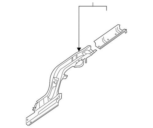 G5511-9HSMA Nissan Member-side, rear lh G55119HSMA, New Genuine OEM ...