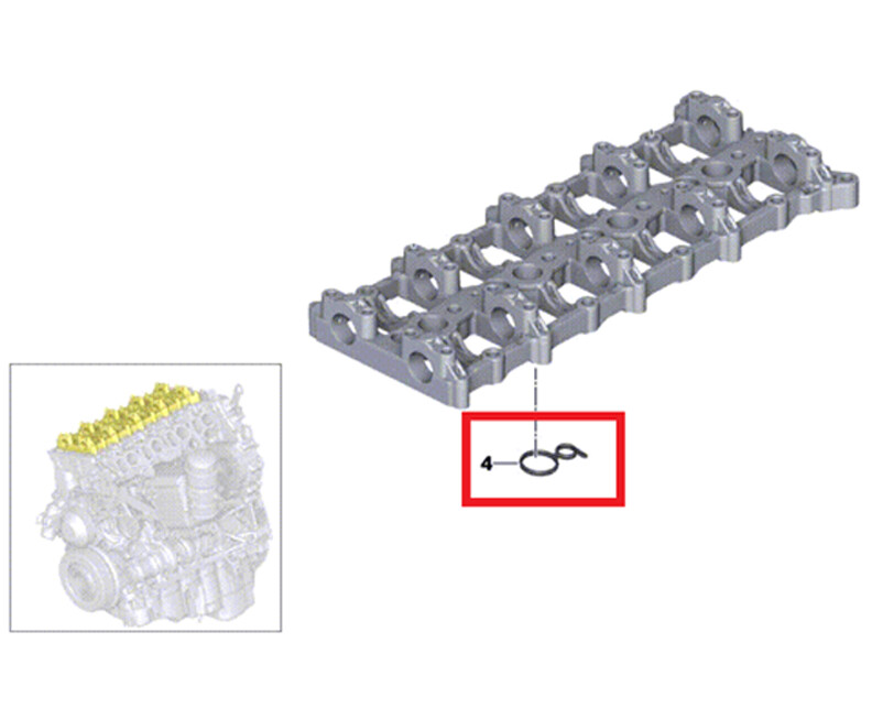 GENUINE BMW MINI N47 B47 N57 DIESEL INJECTOR RECESS GASKET SEAL 2 PCS ...