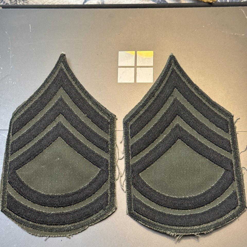 Vietnam War US Army Sergeant First Class Subdued Chevrons Free Shopping ...