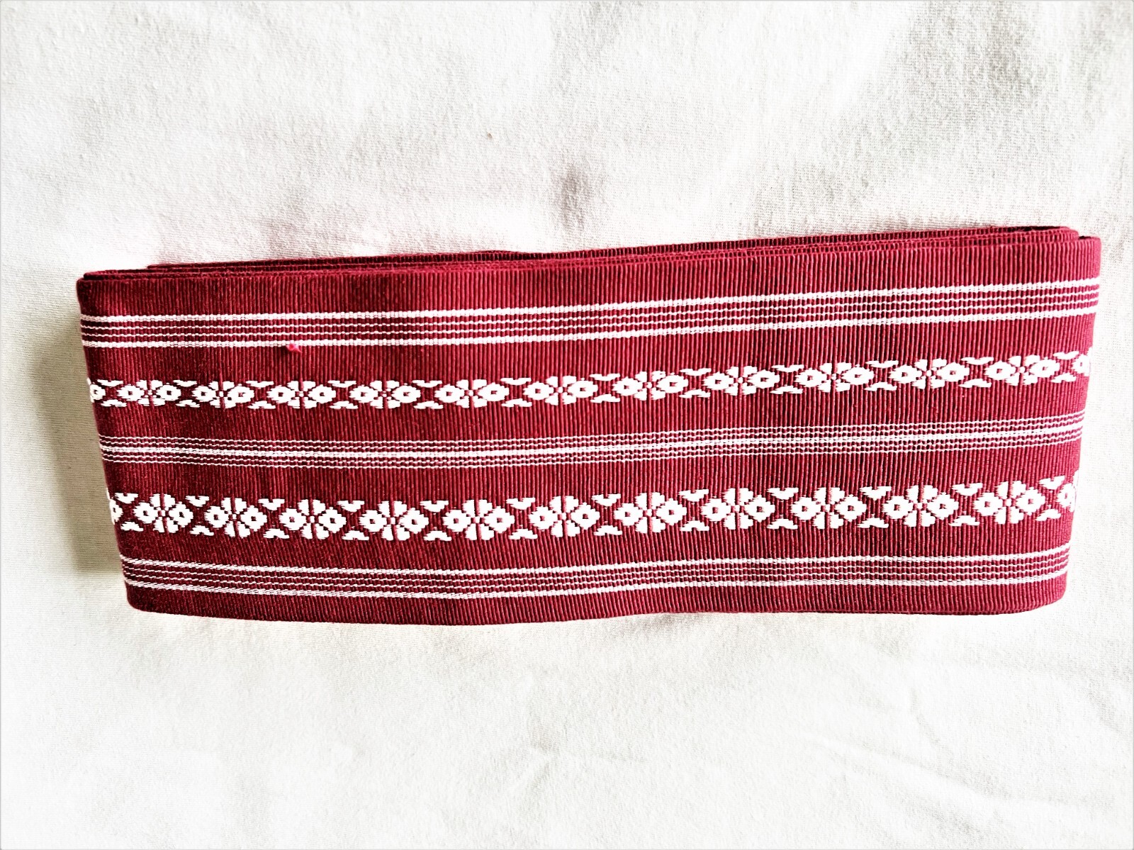 Red Kaku Obi belt iaido iaito kendo aikido Karate martial arts Japanese ...