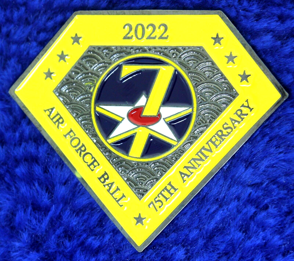 USAF 7th Air Force 75th Diamond Anniversary Ball Challenge Coin C-11 | eBay