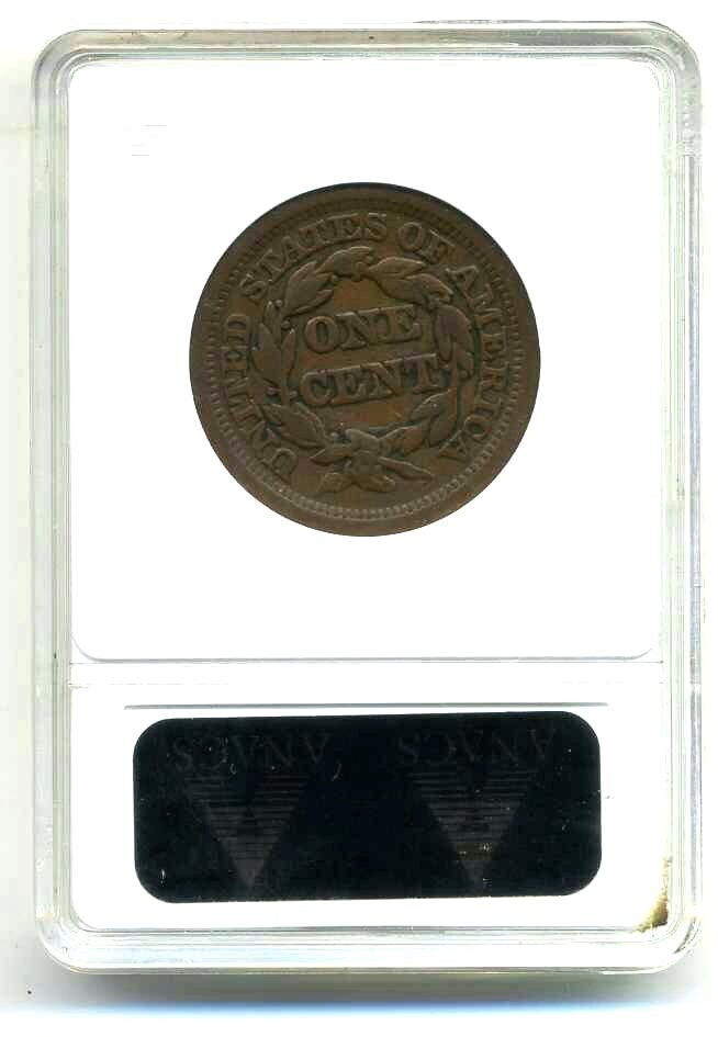 1850 VF DETAILS Braided Hair Large Cent United States 1C PENNY 1 C Coin ...