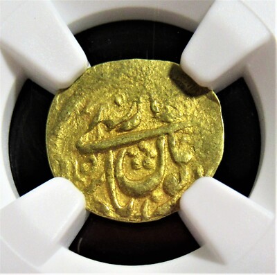 Shaybanid. gold 1/12 Mohur ND (AH 1007-1008 / AD 1598-1600) AU55 NGC ...