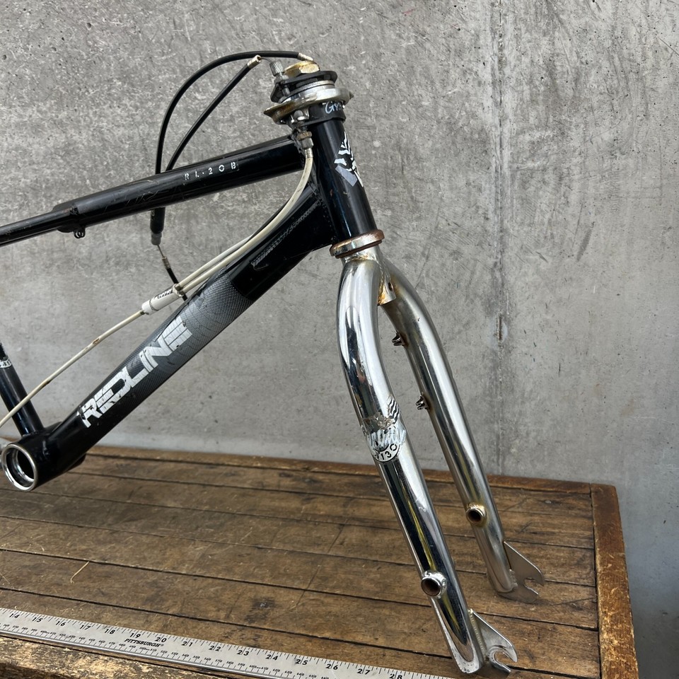 Redline RL20b BMX Frame Set Old School BMX Freestyle RL20 CRMO Twin 4130 Fork | eBay