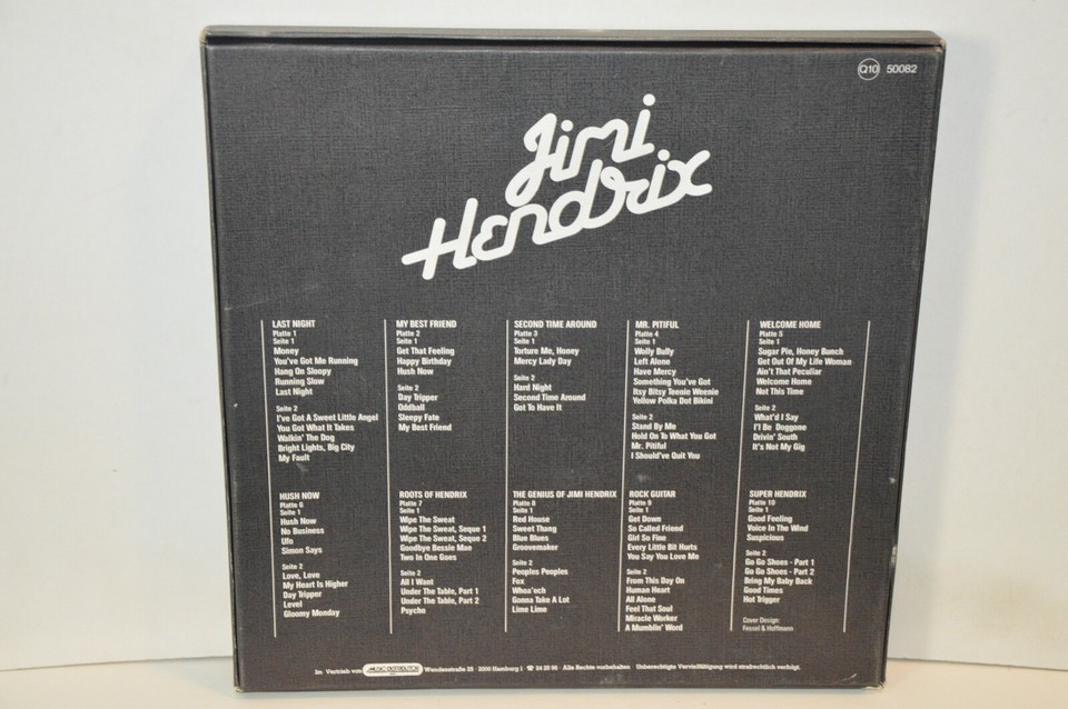 Jimi Hendrix - 10 LP Vinyl Box Set - Made In Germany & France ~ Studio ...