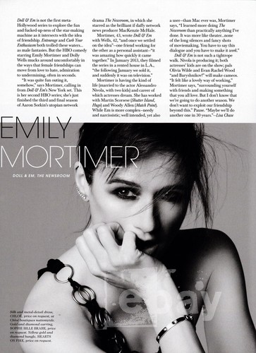 Ellie Kemper / Emily Mortimer 2-page photo clipping 2015 | eBay