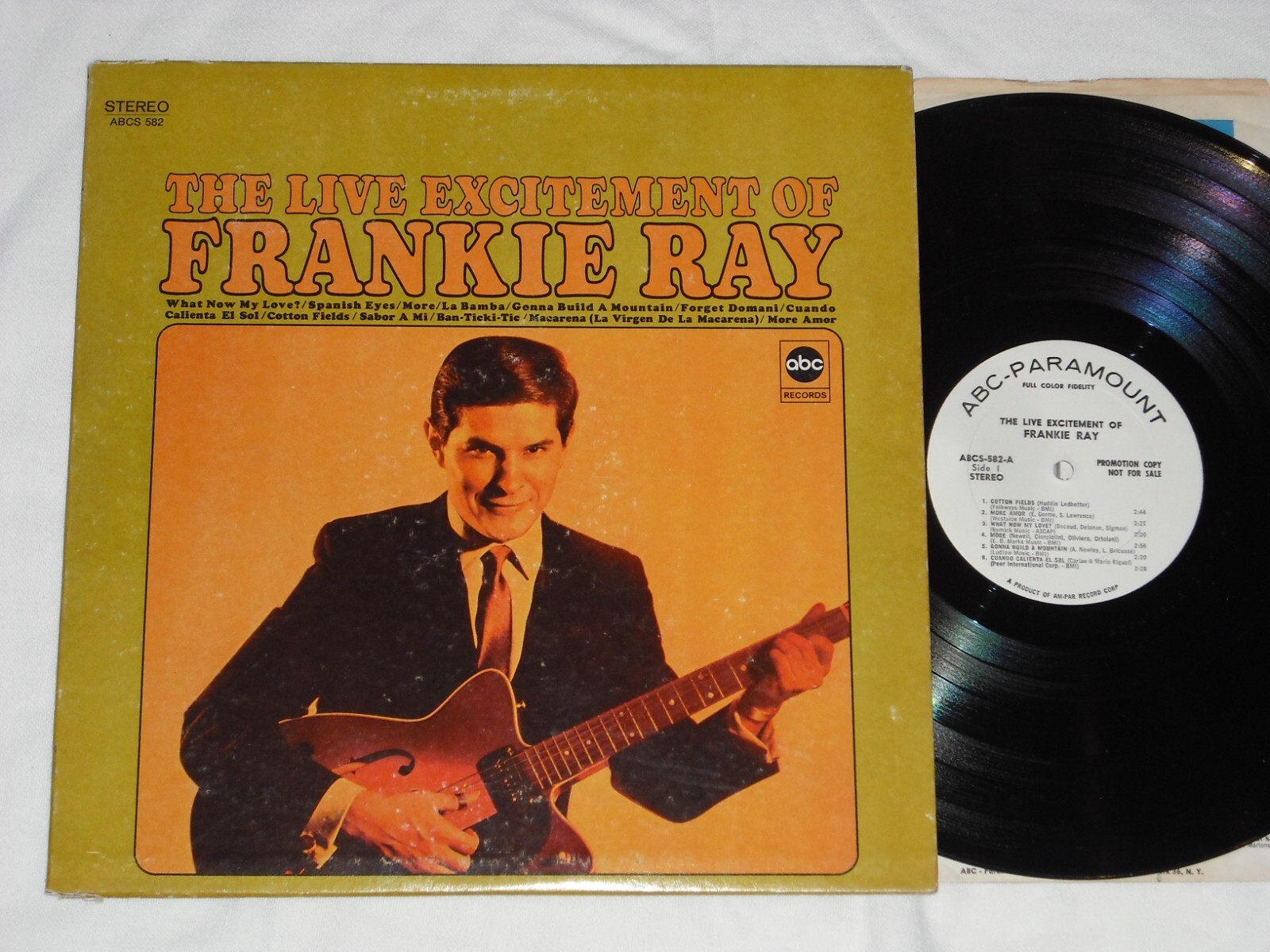 FRANKIE RAY-The Live Excitement Of....(1967) DJ/Promo Stereo ABC ...