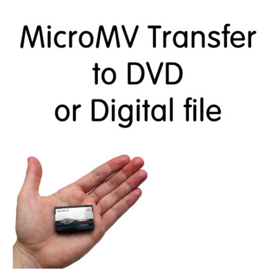 Sony MicroMV Micro MV tape convert transfer copy to DVD or Digital File ...