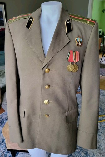 Vintage Soviet Military Uniform Army Officer Senior Lieutenant ...