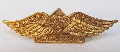 small odd JIMMIE ALLEN FLYING CADET Wings Skelly Oil radio premium by B ...