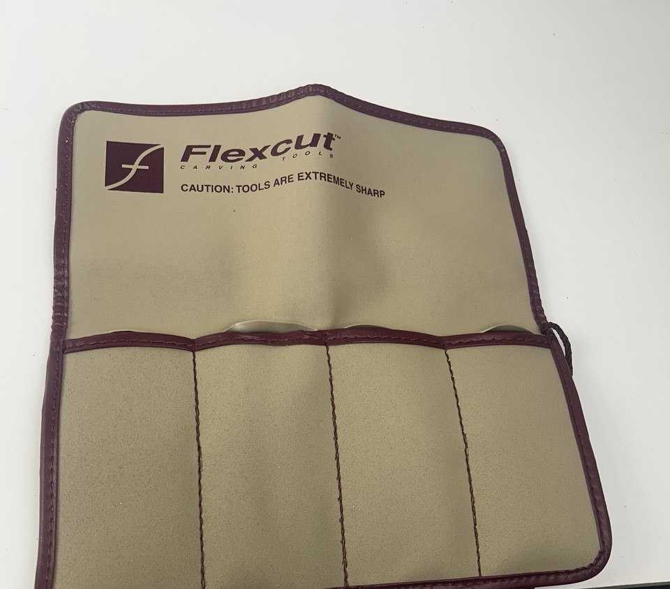 Flexcut Wood Carving Tools Set – 10pc with Mallet, Roll, & Sharpener ...