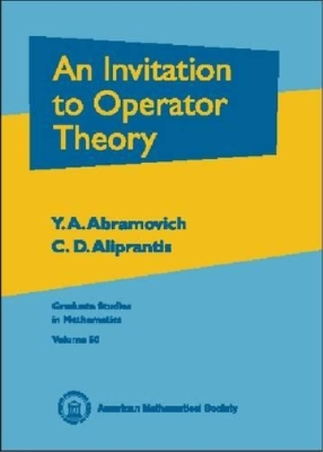 An Invitation to Operator Theory (Hardback) (UK IMPORT) 9780821821466 ...