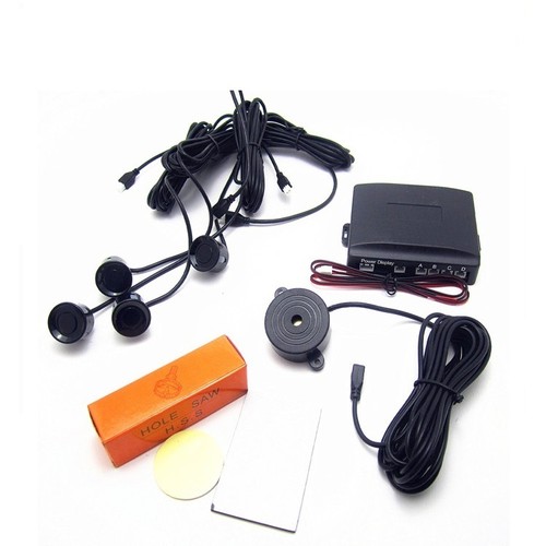 Kit 4 Parking Sensors Car Black Acoustic Indicator Paintable New | eBay