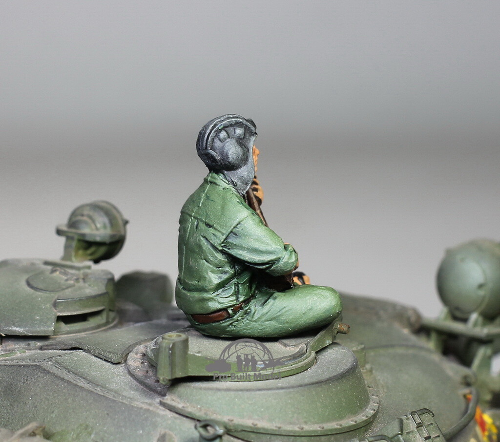 North Vietnamese Army NVA Tank Crew Vietnam war 1:35 Pro Built Model #3 ...