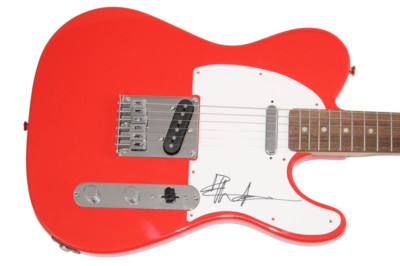 Dave Matthews Signed Autograph Red Fender Telecaster Guitar - Band DMB ...