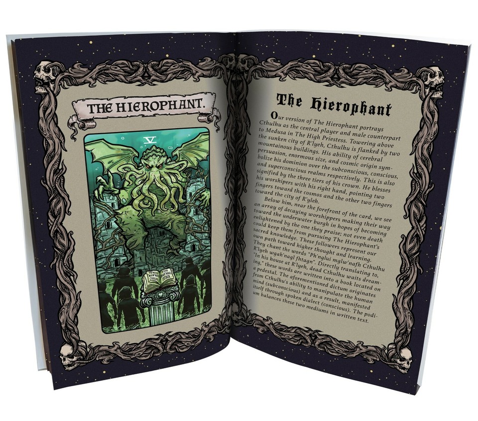 Terror Tarot - 22 Card Major Arcana Gothic Halloween Tarot Card Deck ...