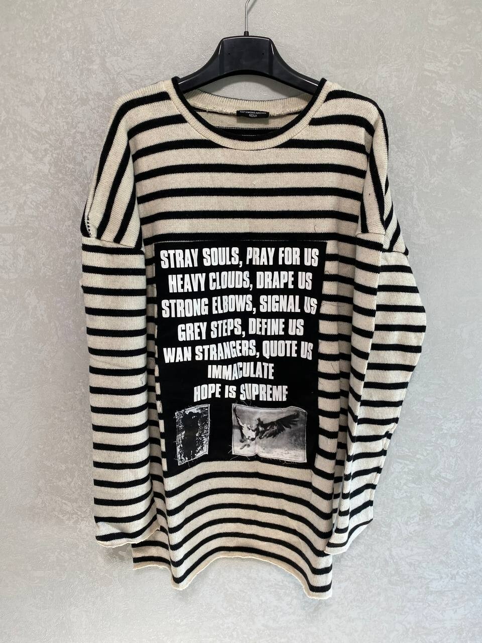 Raf Simons Archive Redux SS02 Poem-Panel Striped - Gem