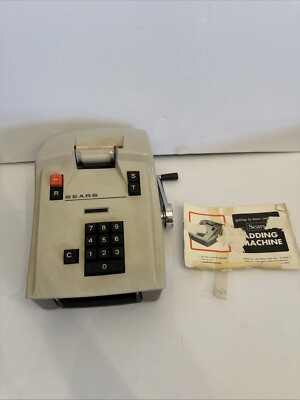 Vintage Sears 158 Desk Top Adding Machine Not Working Needs Repair | eBay