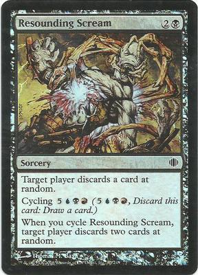 1x Foil - Resounding Scream - Magic the Gathering MTG Shards of Alara ...