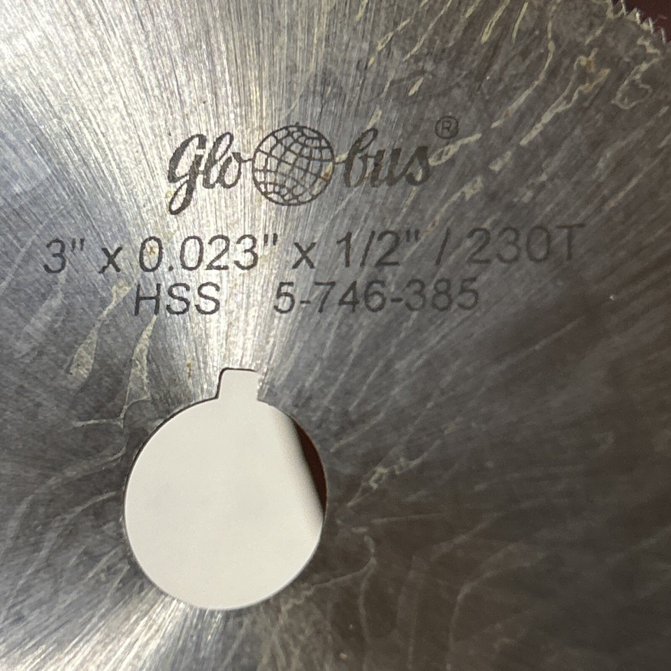(12) Milling Cutter Slotting Slitting Saw 3 X .023 X 1/2” Bore Globus | eBay