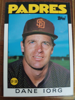 DANE IORG SAN DIEGO PADRES 19986 TOPPS TRADED BASEBALL CARD # 49-T | eBay