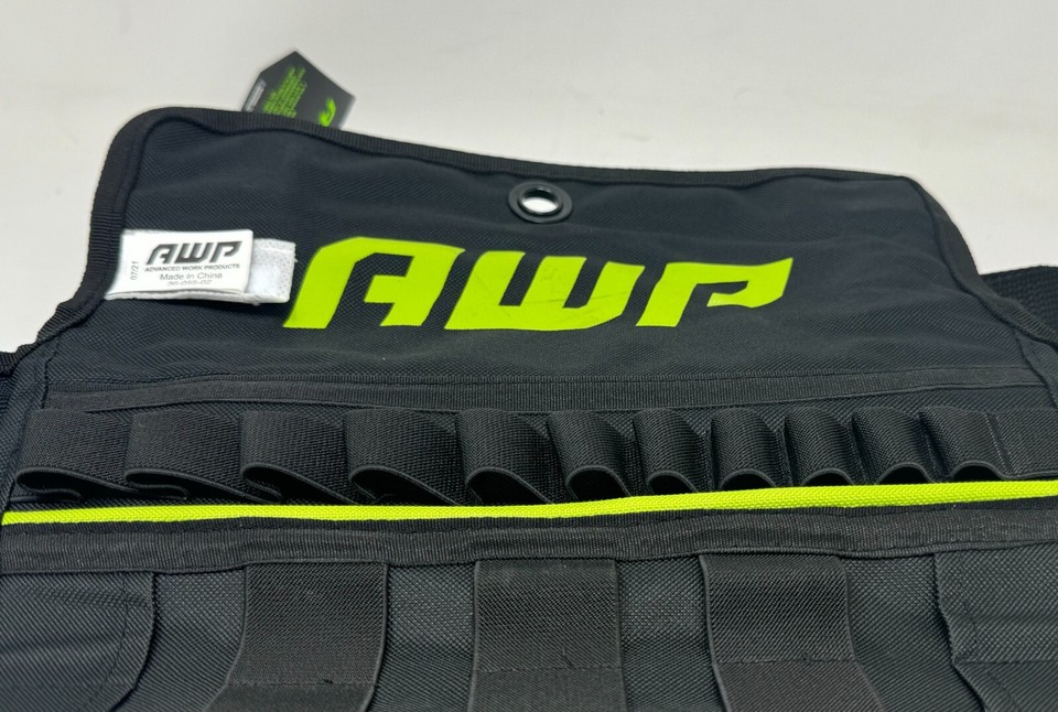 AWP Contractor Tool Roll Set Sockets, 1/4 & 3/8 Drive Heavy Duty-Water ...