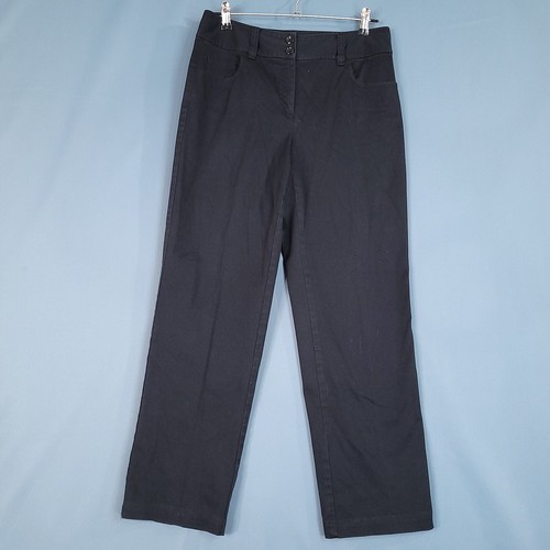 Talbots Women's Casual Dress Pants Straight Black Size 8 | eBay
