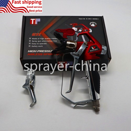 Airless Spray Gun 538020 RX-Pro Red Series w/ 517 Tip & Guard Titan ...