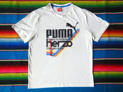 New PUMA Founded In Herzo, Established in 1948 White Shirt - SIZE LARGE ...
