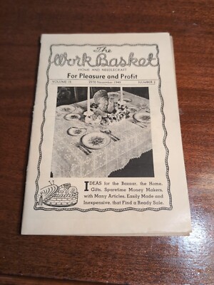 The Workbasket Magazine Vol. 15 No. 2 (November 1949) | eBay