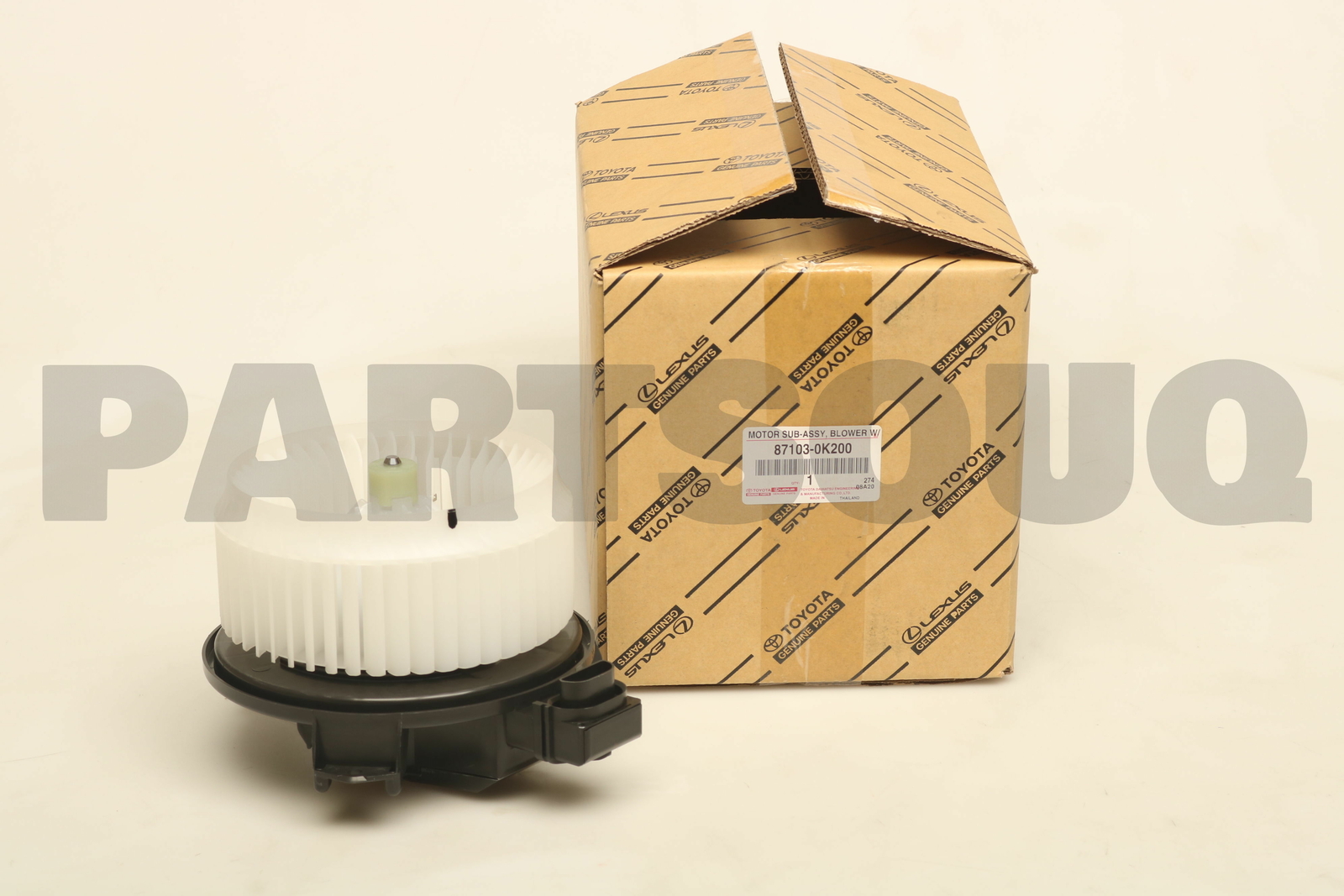 871030K200 Genuine Toyota MOTOR SUB-ASSY, BLOWER W/FAN 87103-0K200 | eBay
