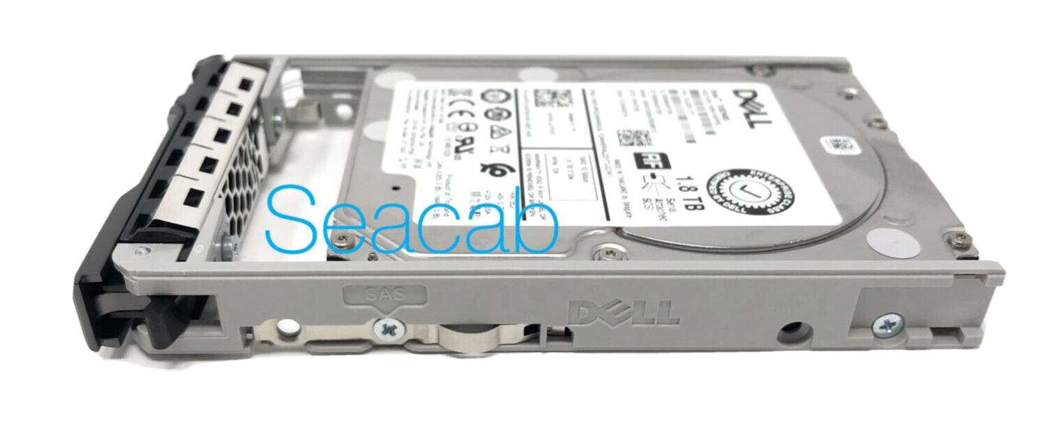 Dell 1.8TB 10K SAS 2.5" Hard Drive PowerVault MD1200 MD1420 MD3420 ...