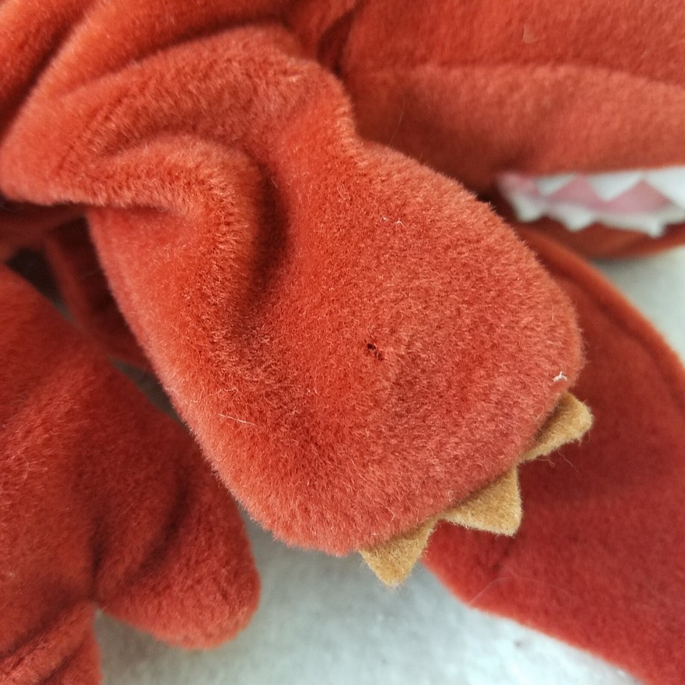 1995 Plush Creations Inc 8” Dinosaur Pterodactyl Plush Hand Puppet Toy ...
