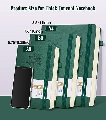 Lined Journal Notebook -365 Pages A5 Thick Journals for Writing A5 ...