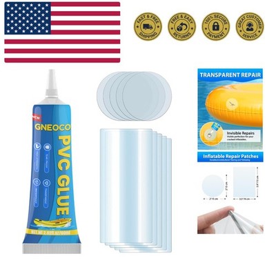 Air Mattress Patch Kit 60ML, Waterproof Inflatable Patch Repair Kit for ...