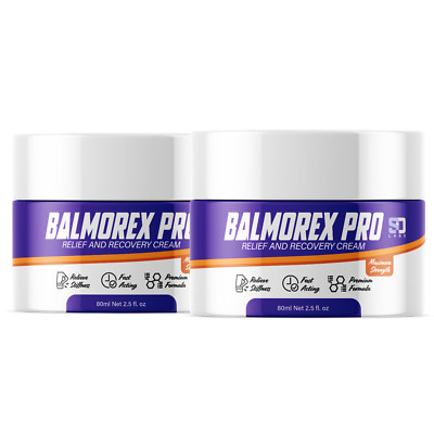 (2 Pack) Balmorex Pro Cream, Balmorex Pro for Relief and Recovery Cream ...