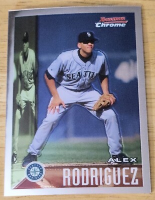 2005 Bowman Chrome A-Rod Throwback Alex Rodriguez Seattle Mariners #95 ...