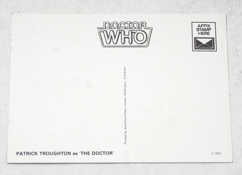RARE SECOND DR WHO PATRICK TROUGHTON AUTOGRAPH | eBay UK