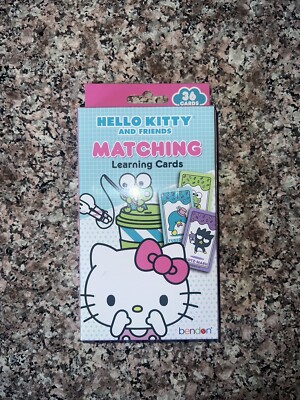 Hello Kitty and Friends - Matching Learning 36 Flash Cards | eBay
