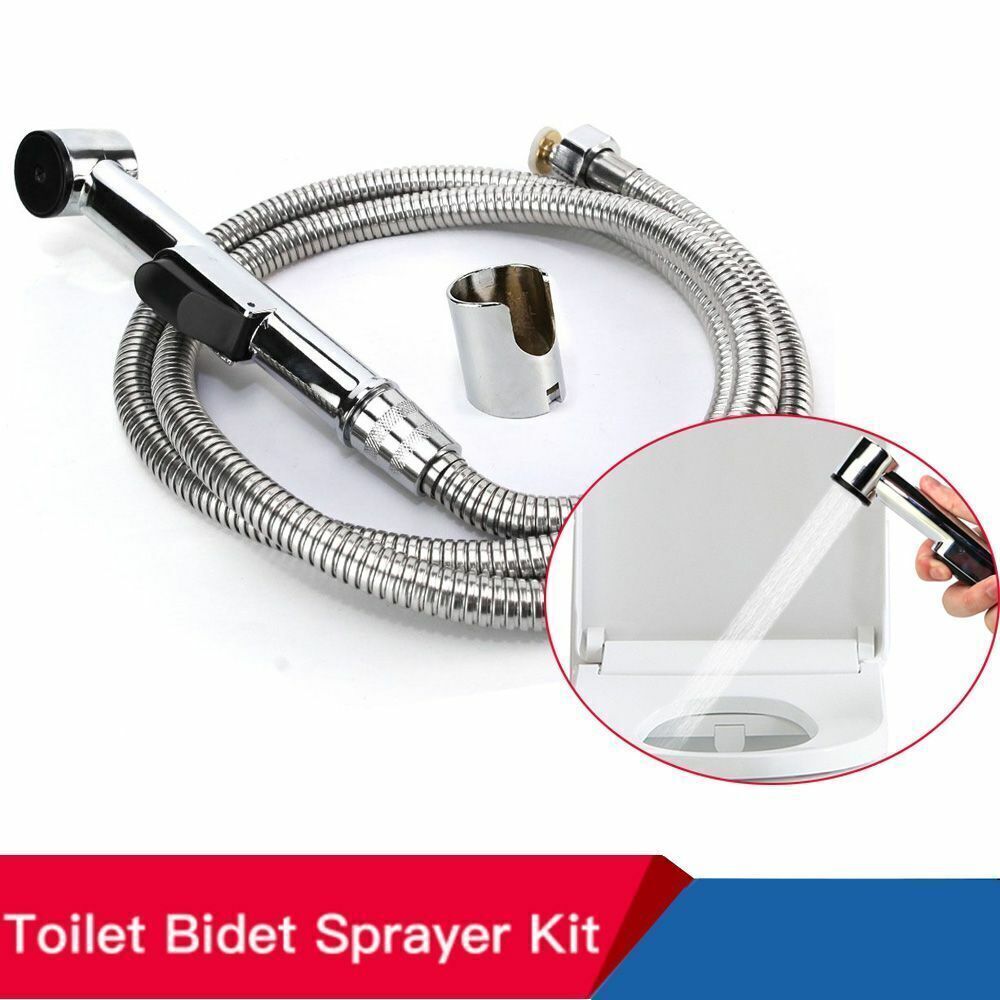 Stainless Toilet Bidet Sprayer Handheld Shattaf Bathroom Shower Head ...