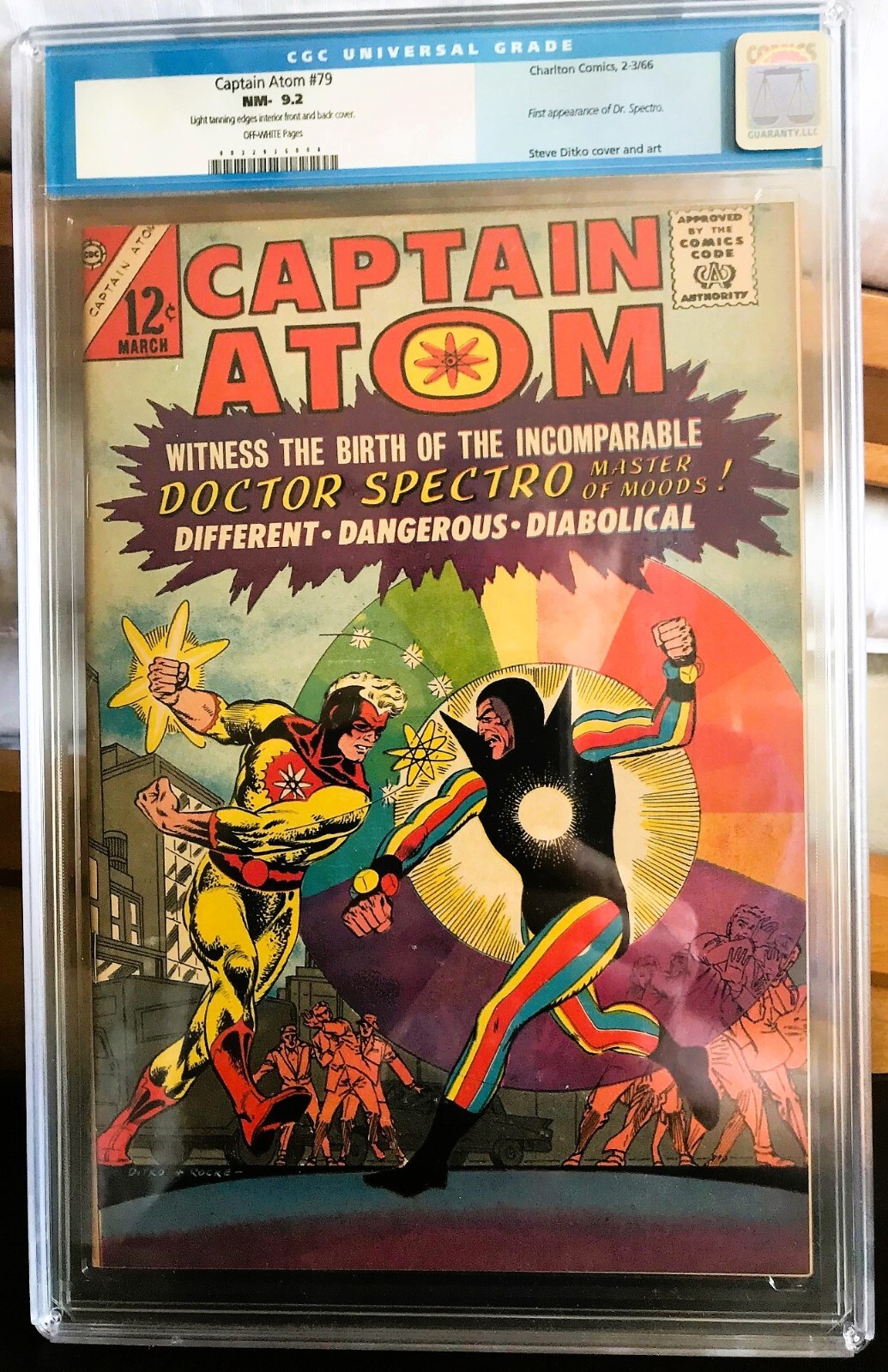 Captain Atom #79 CGC 9.2 OW Origin & 1st Appearance Doctor Spectro ...