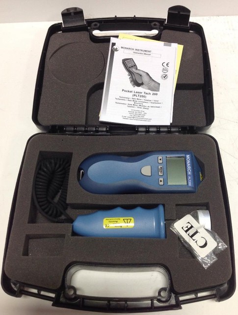 Monarch Instrument Laser Tach 200 Tachometer Kit in Case PLT200 for ...