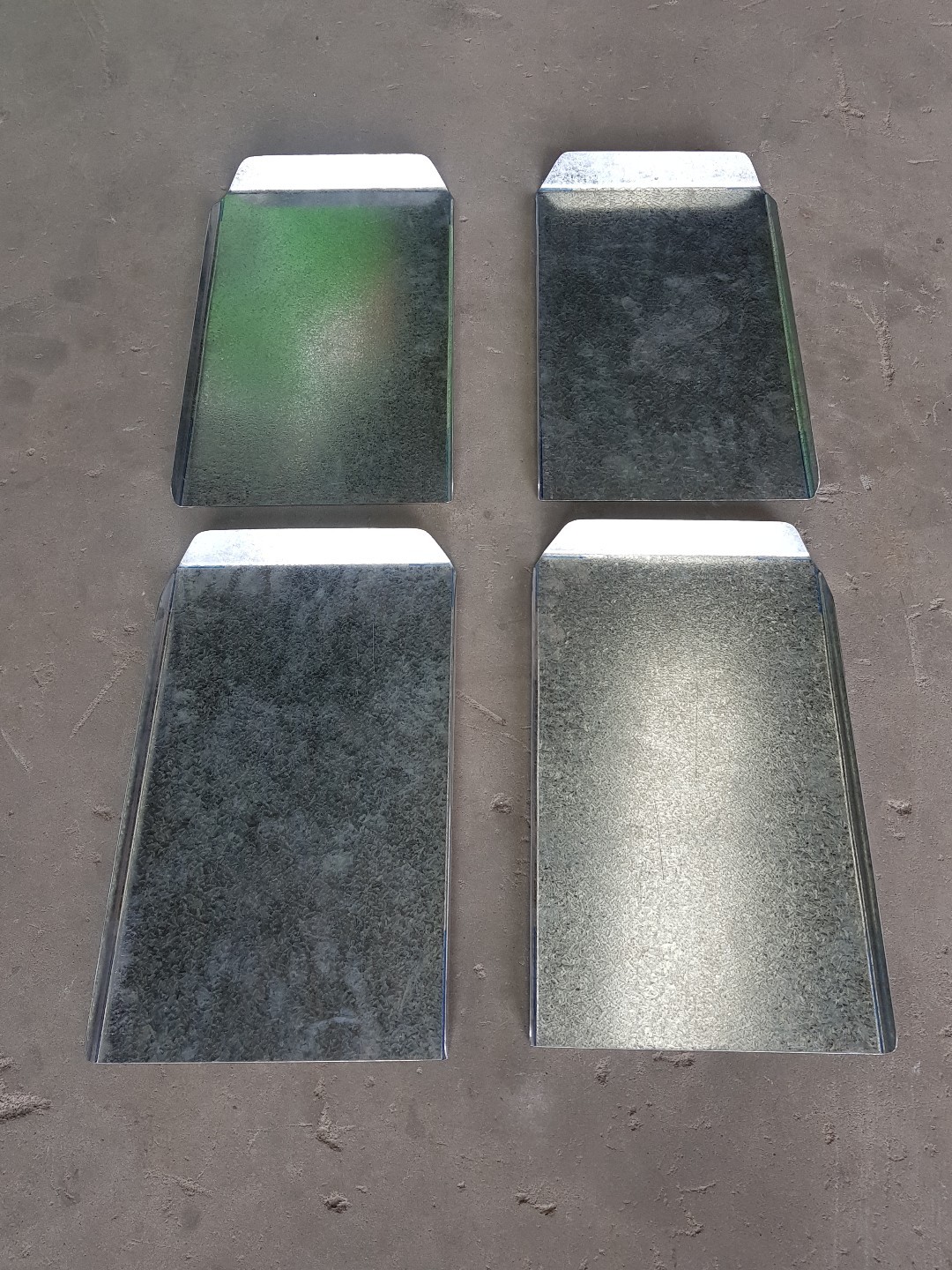 UTE TRAY MUD GUARDS GALVANISED SHEET METAL GUARDS | eBay Australia