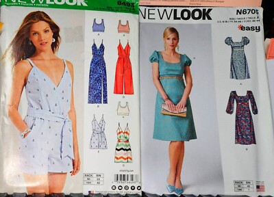 New Look 6493 & 6705 Uncut-FF ©2017 2021 Misses Pattern sz: 6-18 | eBay