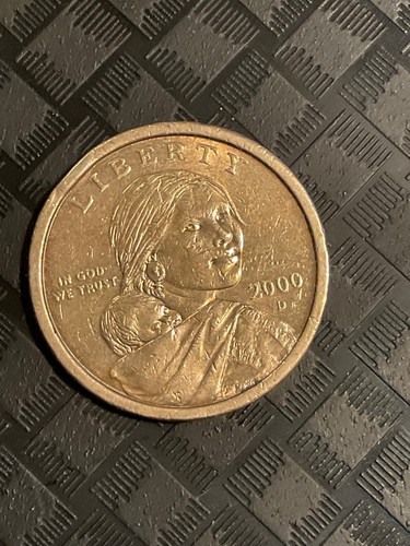 2000 D SACAGAWEA ONE DOLLAR COIN US LIBERTY GOLD COLOR RARE (flawless ...