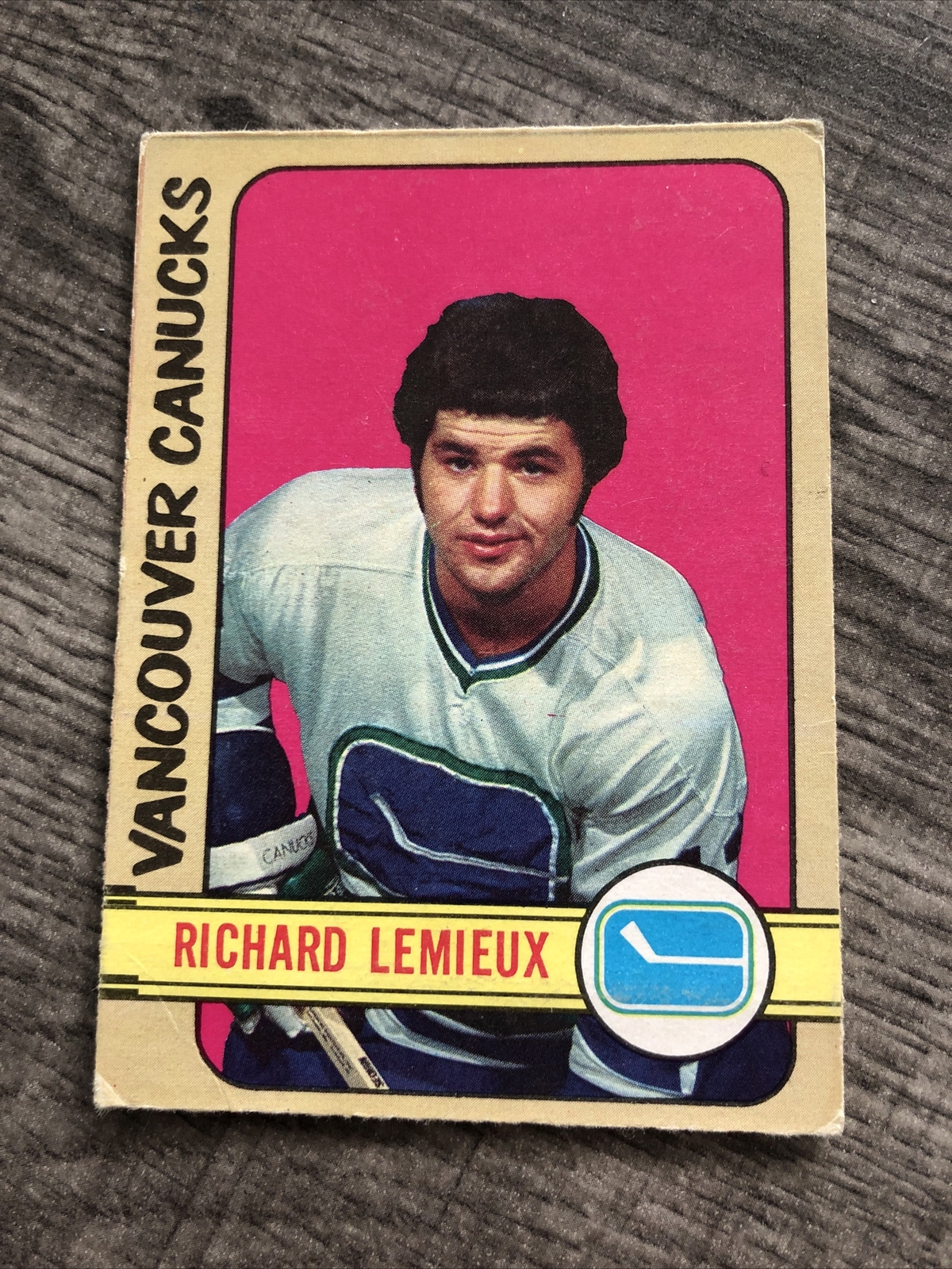 1972-73 O-Pee-Chee Hockey # 202 Richard Lemieux RC ROOKIE- Vancouver Canucks | eBay