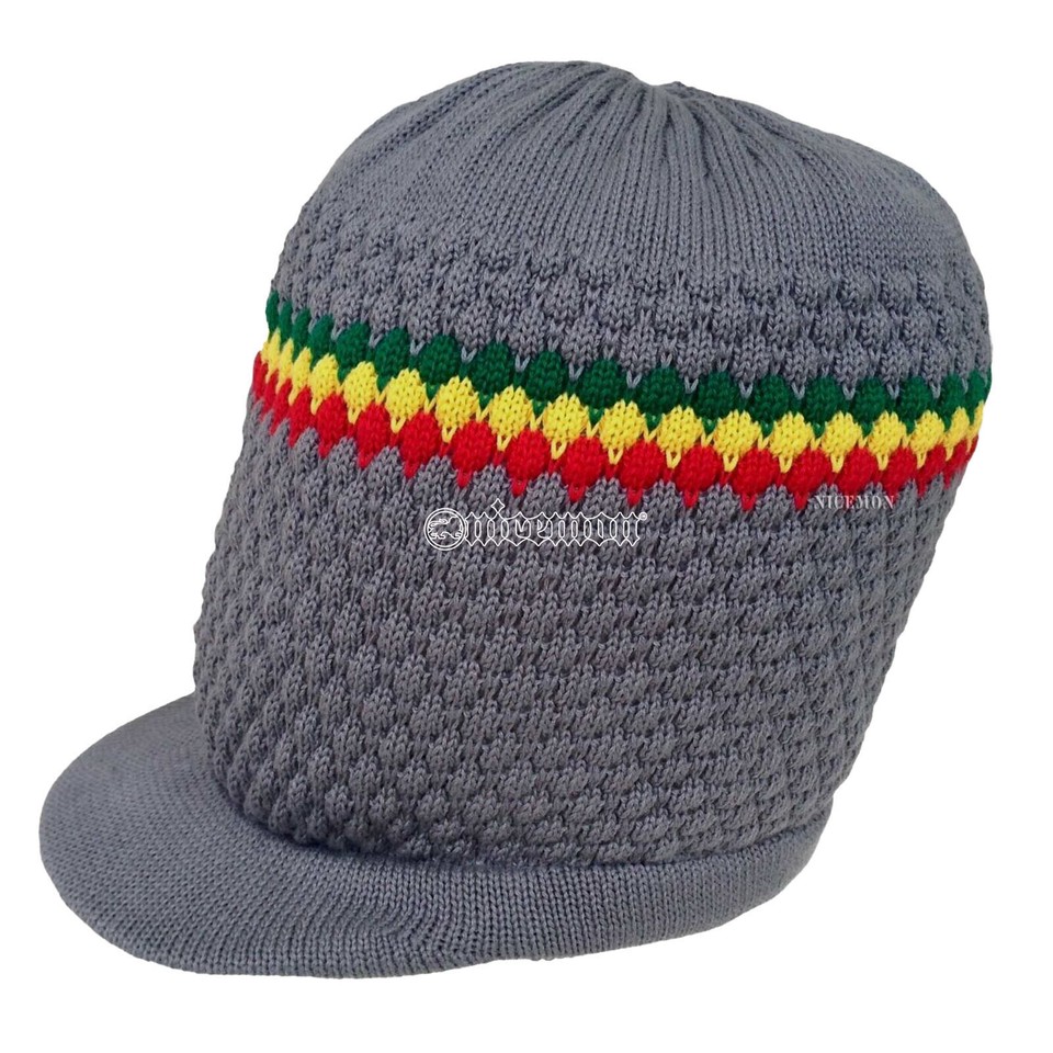 Rasta Rastafari Hat Cap Rastacap Reggae Jamaica Headwear Dreadlocks ...