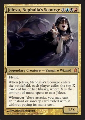Slightly Played, English - 4 x MTG Jeleva, Nephalia's Scourge Commander ...